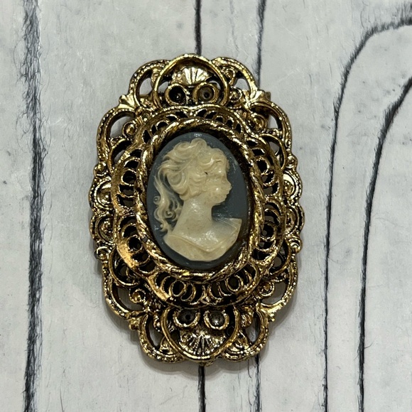 Gerry'S | Jewelry | Vintage Gerrys Cameo Brooch | Poshmark